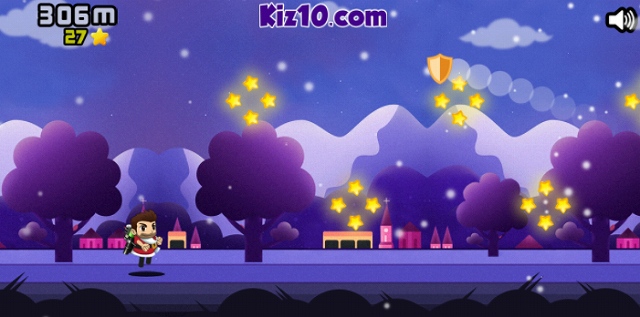 暇つぶしブラウザミニゲーム！ | JINGL JETPACK 贈り物を届けるアクションゲーム